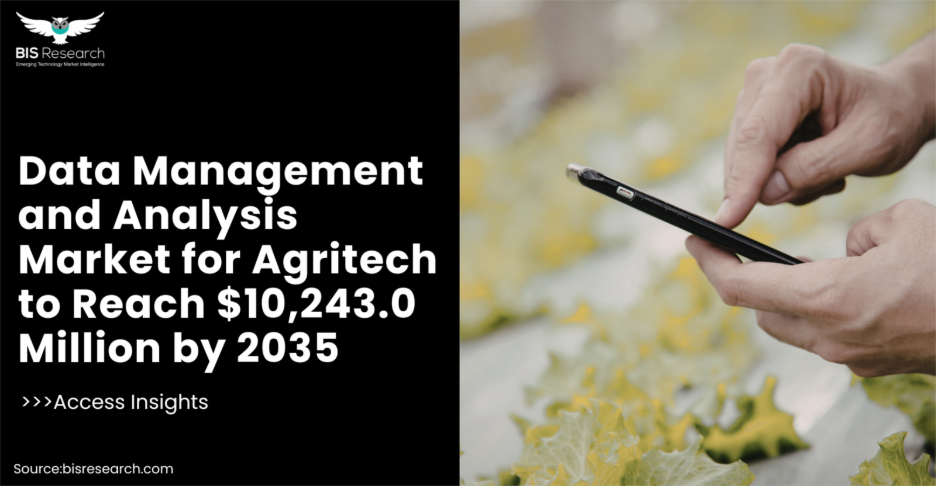 Data Management and Analysis Market for Agritech to Reach $10,243.0 Million by 2035